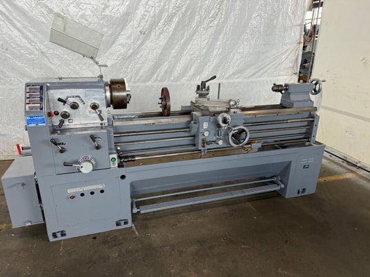 16"/24" x 60" DTM, Engine Lathe, 2-1/8" thru hole, 9.5" 3-Jaw chuck, 10 ...