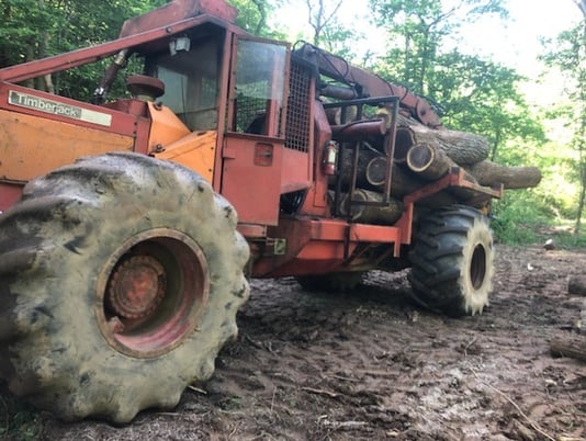 Timberjack #380A, Skidder, 453 Detroit engine, new grapple, new brakes ...