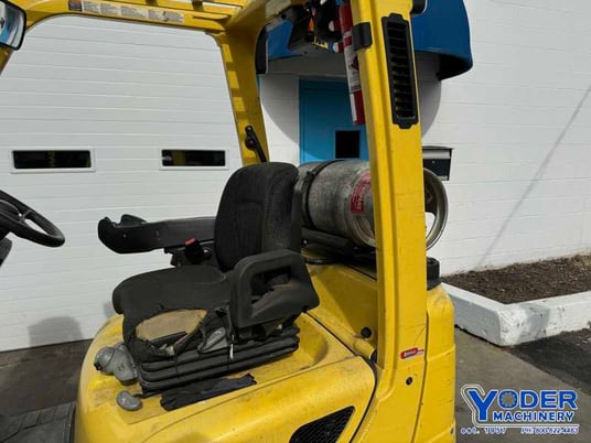 5000 lb. Hyster #S50FT, LP gas forklift, 189" lifting height, 48" forks ...