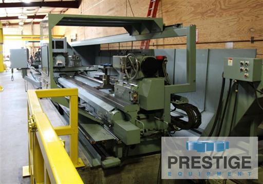 Ikegai #ANC-56, 56" swing x 240"/157", Fanuc 18T CNC, 11" bore, front ...