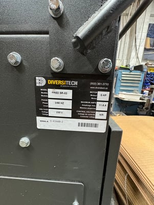 2500 cfm Diversitech #Fred-SR-02, Dual Head Fume Extractor, 2-Arms, 10 ...