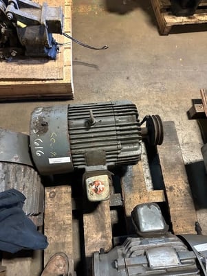 15 HP 1765 RPM Elliott, Frame 284U, 208-230/460 Volts, Induction Motor, electrically OK for Sale ...