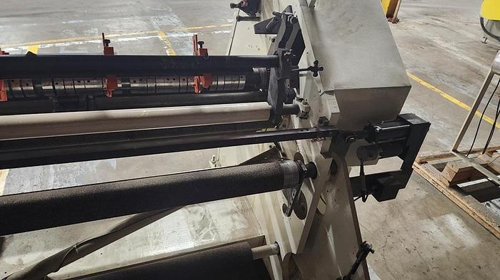 Dusenbery #635, 45" duplex slitter rewinder drive & motor update, 40 ...