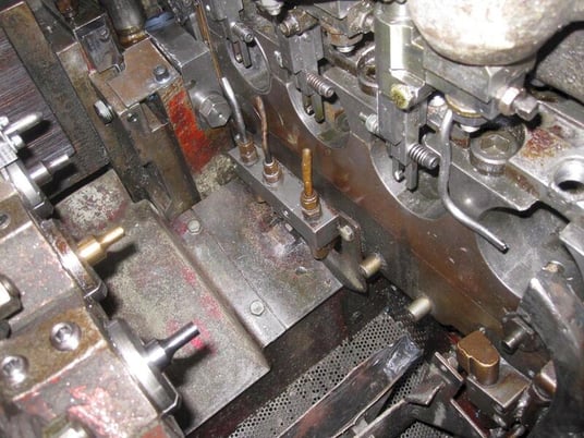 1/4" National #S-2, 5-die cold nut former, 250 PPM, bushing cut-off, 15 ...