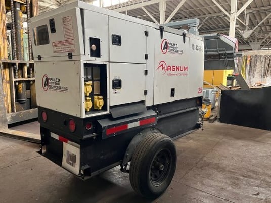 20 KW Generac #MMG25IF4, mobile diesel generator set, multi-volt, 1800 ...