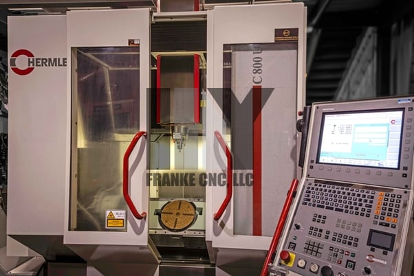 Hermle #C800U, Vertical Machining Center, HH iTNC 530 Control, 5-Axis ...