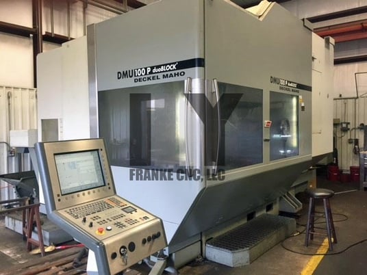 DMG, Mori Deckel Maho #DMU-100P-duoBLOCK, CNC vertical machining center ...