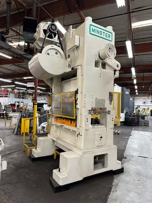 150 Ton, Minster #P2-150-54, straight side punch press, 6" stroke, 23 ...