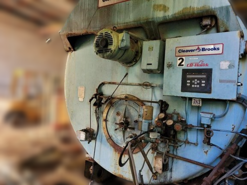 600 HP Cleaver-Brooks #CB-400-600, Steam Boiler, Natural Gas/Oil, 150 ...
