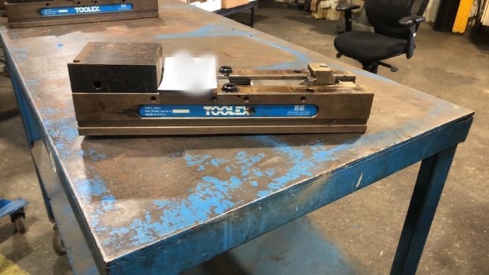 Toolex #RES-4002, Double Station Vise, 4" Size for Sale | Surplus Record
