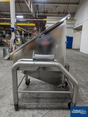 Stainless Steel Portbale Powder Bin, Feed Bin, Bi-Fold Loading Door ...