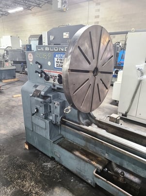 24"/96" x 52"/116" LeBlond #24" Regal, sliding gap bed lathe, 38" face ...