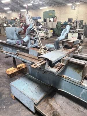 24"/96" x 52"/116" LeBlond #24" Regal, sliding gap bed lathe, 38" face ...