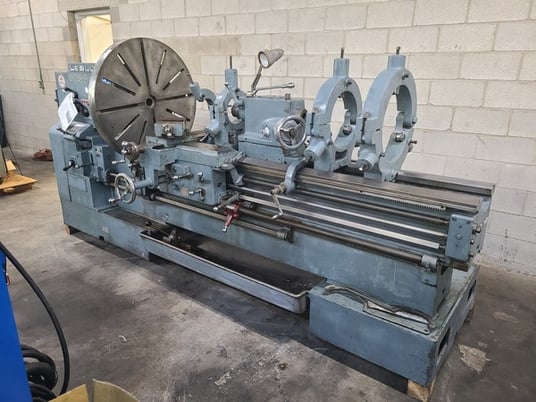 24"/96" x 52"/116" LeBlond #24" Regal, sliding gap bed lathe, 38" face ...