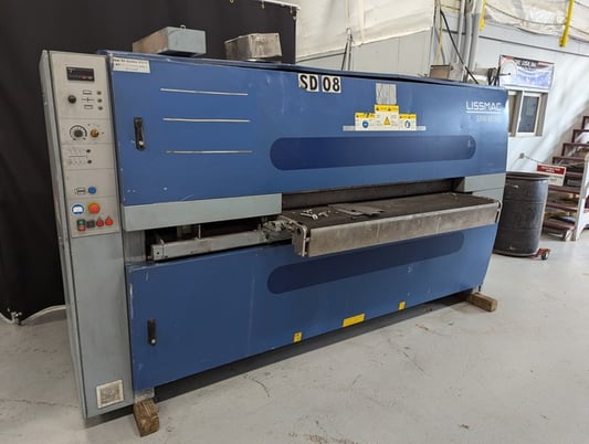 Lissmac #SBM-M1500-B2-60, Deburring Machine, S/N E30N1007, 60" Abrasive ...