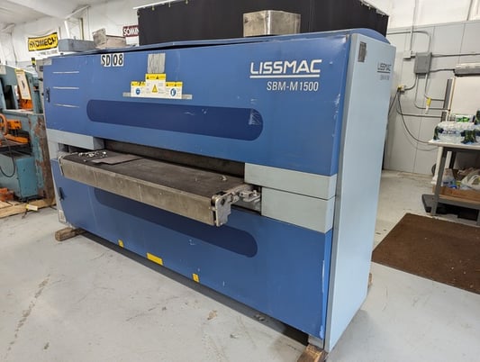 Lissmac #SBM-M1500-B2-60, Deburring Machine, S/N E30N1007, 60" Abrasive ...