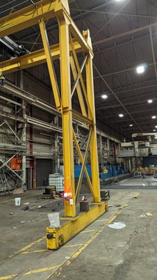 15 Ton, Kone, 30' 0" Span, 27' 5" overall height, class D, radio, VFD ...