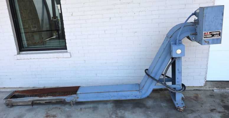 Turbo Conveyor #6475-8827, CNC chip conveyor, serial #326732 for Sale ...