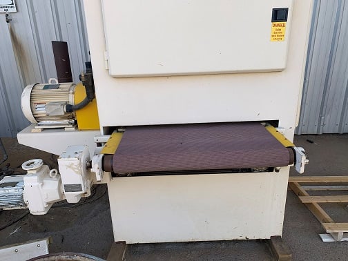 37" x 75" Cemco #2000, Single Head Sander, 1- 5" roller top, 2 - 5 ...