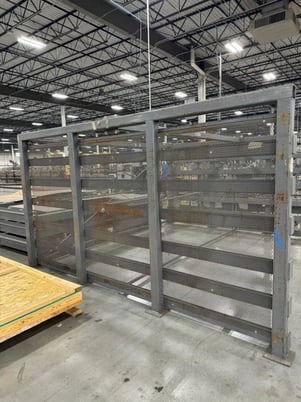 Steel Storage Systems #6H-72X144, 1000 lb. capacity storage system rack ...
