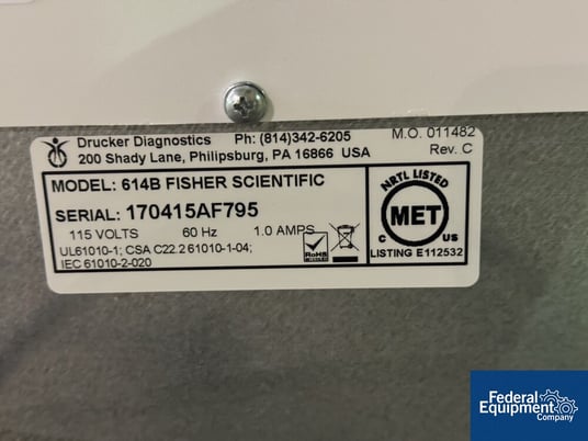 Fisher Scientific #614B, Horizon Centrifuge, S/N 170415AF795 for Sale ...