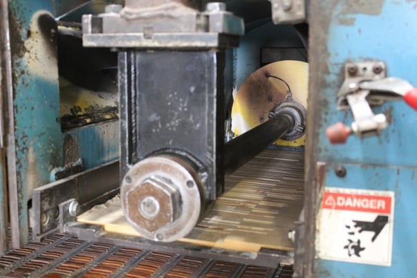 Progressive Systems #SB/D-31, multi-blade dip chain gang rip saw, 31 ...