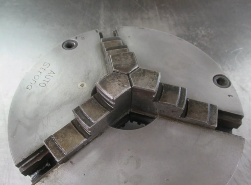 9" Auto Strong, 3-jaw universal D1-6 Camlock back lathe chuck with ...