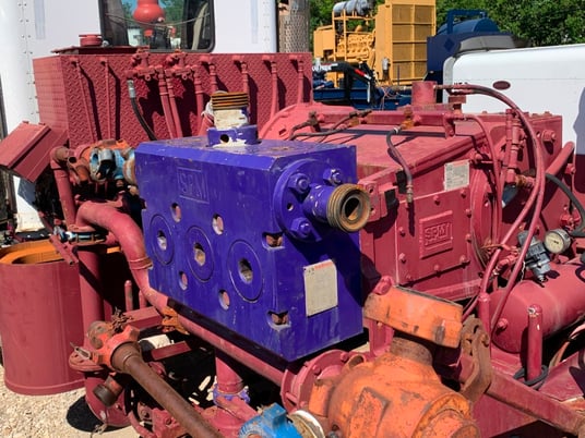 SPM oilfield triplex pump truck, 4.5" plungers for Sale | Surplus Record