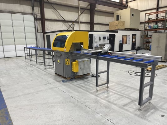 PMI #20-30, miter upcut saw with 10' digital backstop, non-ferrous, 10 ...