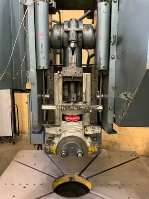 55 Ton, Rousselle #G1-55DT, gap frame press, 2" stroke, air clutch ...
