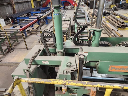 Peddinghaus #ABCM-1250, 3 torch automatic coping machine, Siemens ...