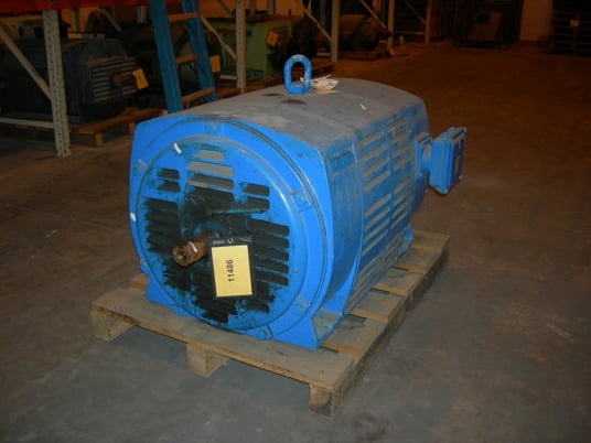 450 HP 3565 RPM Siemens, Frame 508S, DP, BB, 2300 Volts For Sale ...