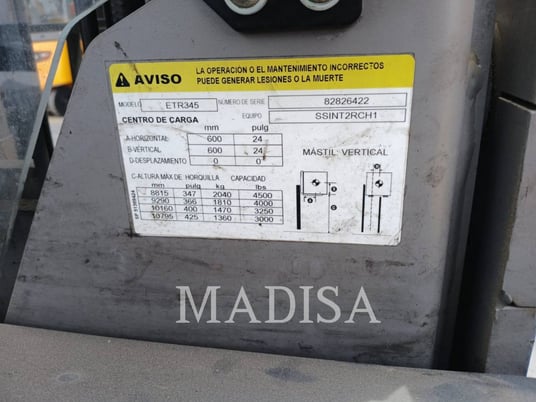 Jungheinrich ETR 345A, Forklift, 3509 hours, S/N: 82826422, 2020 for ...