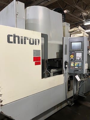 Chiron #FZ-12W, high speed CNC vertical machining center, GE Fanuc 21M ...