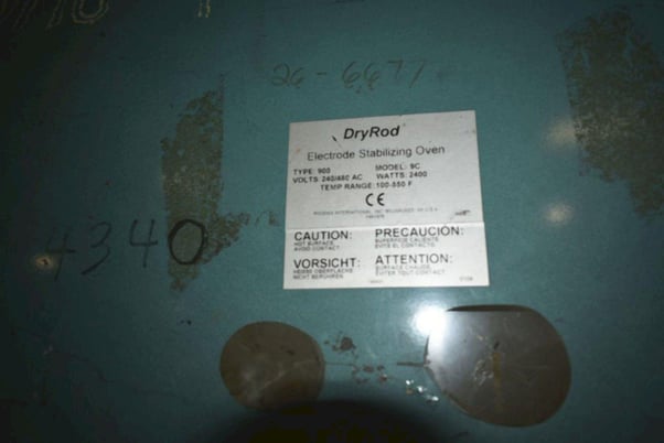 Dry rod electrode stabalizing oven, Phoenix #9C, type 900, 240/480 V ...