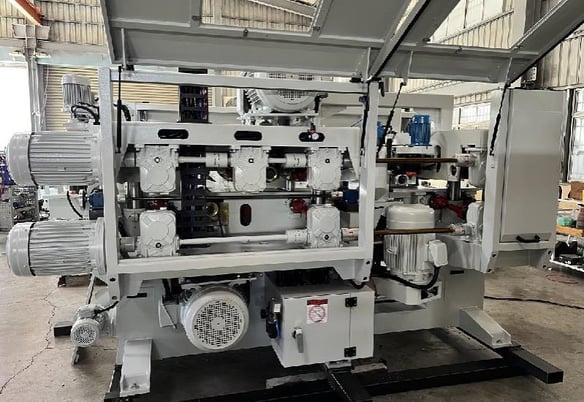 Cam-Wood #WP-16L-V5HX, 4-sided, 5-heads high-speed planer matcher w ...