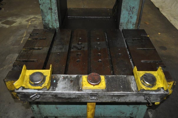110 Ton, Minster #G1-110, Gap Frame Press, 10" stroke, 17" Shut Height ...