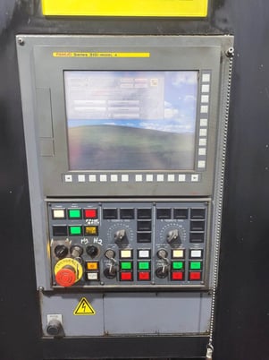 Fuji #TNW-35TR, 3-Axis twin spindle live tool lathe w/gantry loader, 7 ...