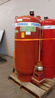 653 lbs. Fenwal, Fire Suppression System, FM-200 Agent, 130 F max temp ...