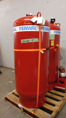 513 lbs. Fenwal, Fire Suppression System, FM-200 Agent, 130 F max temp ...
