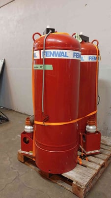 495 lbs. Fenwal, Fire Suppression System, FM-200 Agent, 130 F max temp ...