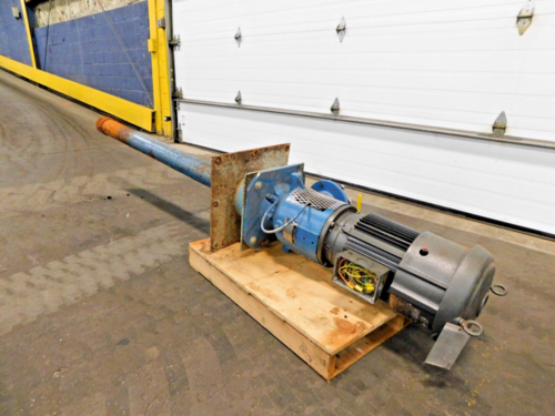 100 GPM @ 200' TDH, Goulds #VIT-CT, vertical turbine pump, 10 HP, 3510 ...