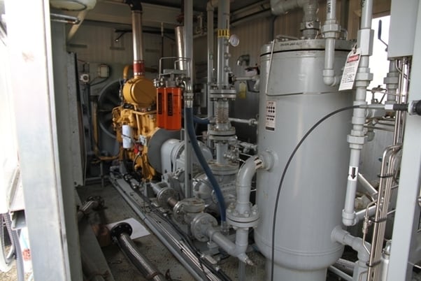 145 HP Mycom #160VSRD-181, portable screw compressor, Caterpillar ...