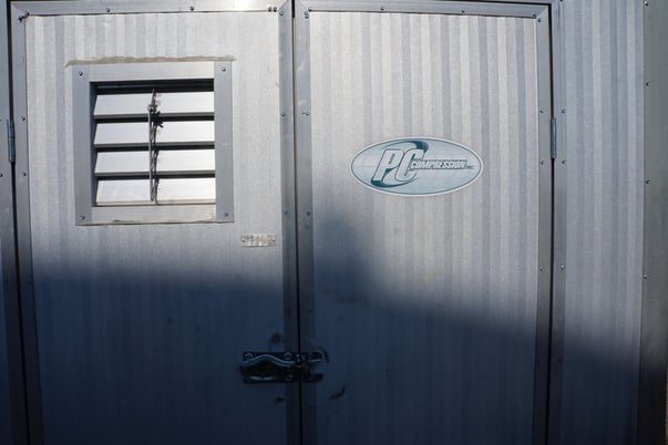27 HP Rotorcomp #NK60, screw compressor, Sunfab M012WH-B4KU engine, 1 ...