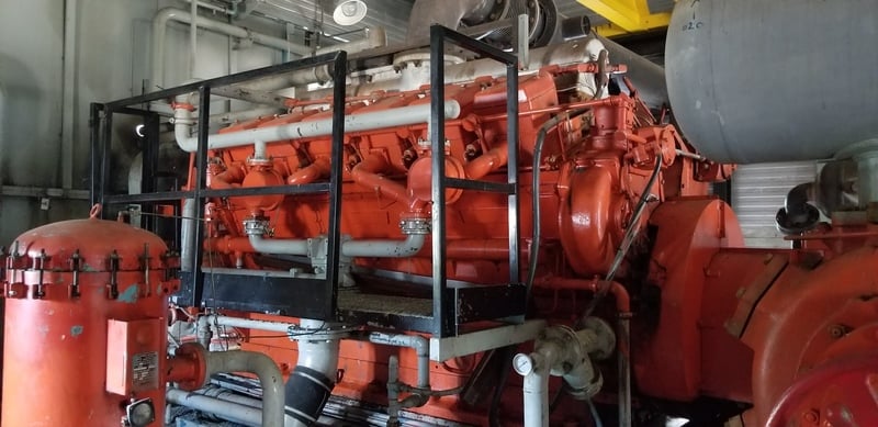 1200 HP Superior #270000, reciprocating compressor, 3-stage, White ...