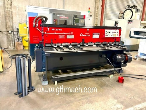 3/16" x 6' Amada #M-2045, mechanical shear, CNC Back Gauge ...