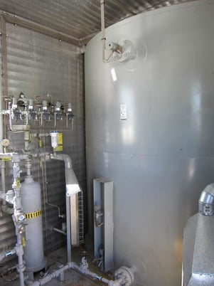 16" Sweet Vertical INLET Separator with 100 bbl coated Tank, 1440 psi ...