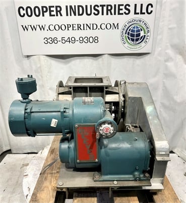 6" Wyssmont #RF053, RotoScoop Rotary Valve Feeder, Stainless Steel, 6 ...