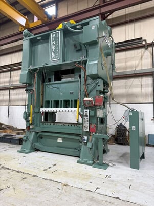 600 Ton, Minster Hevistamper #E2-600-84-48, high speed press, 12 ...