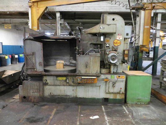 Blanchard #22D-42, rotary surface grinder, 42" magnetic chuck, 48 ...